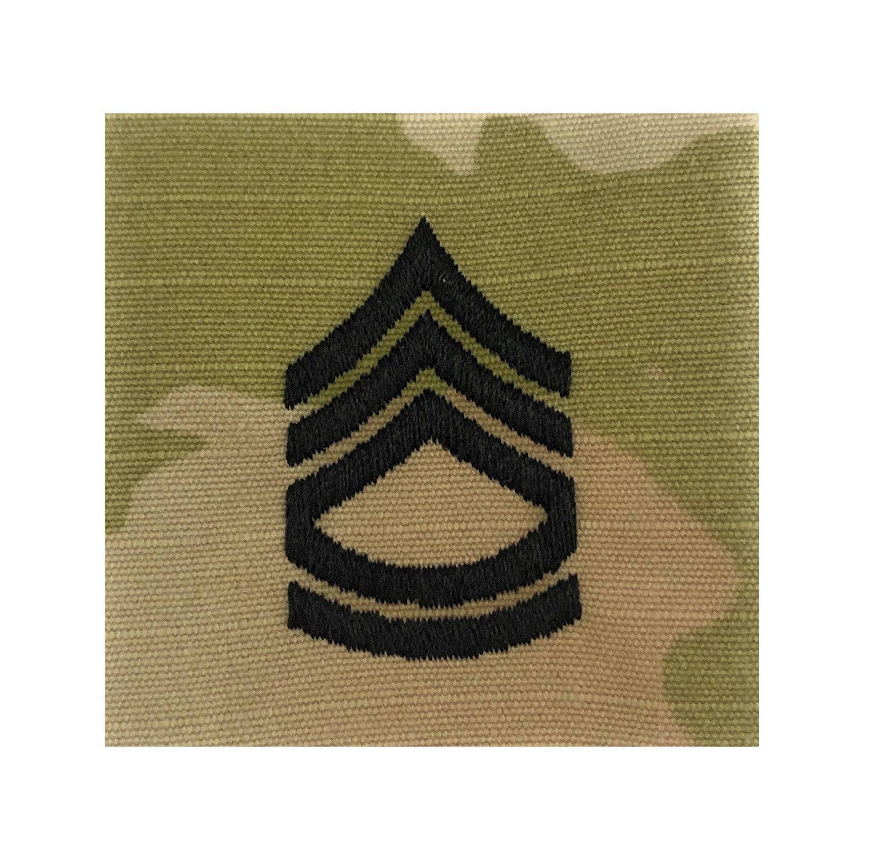 US Army E7 Sergeant First Class OCP 2x2 Sew On Rank For Shirt Jacket us-army-e7-sergeant-first-class-ocp-2x2-sew-on-rank-for-shirt-jacket