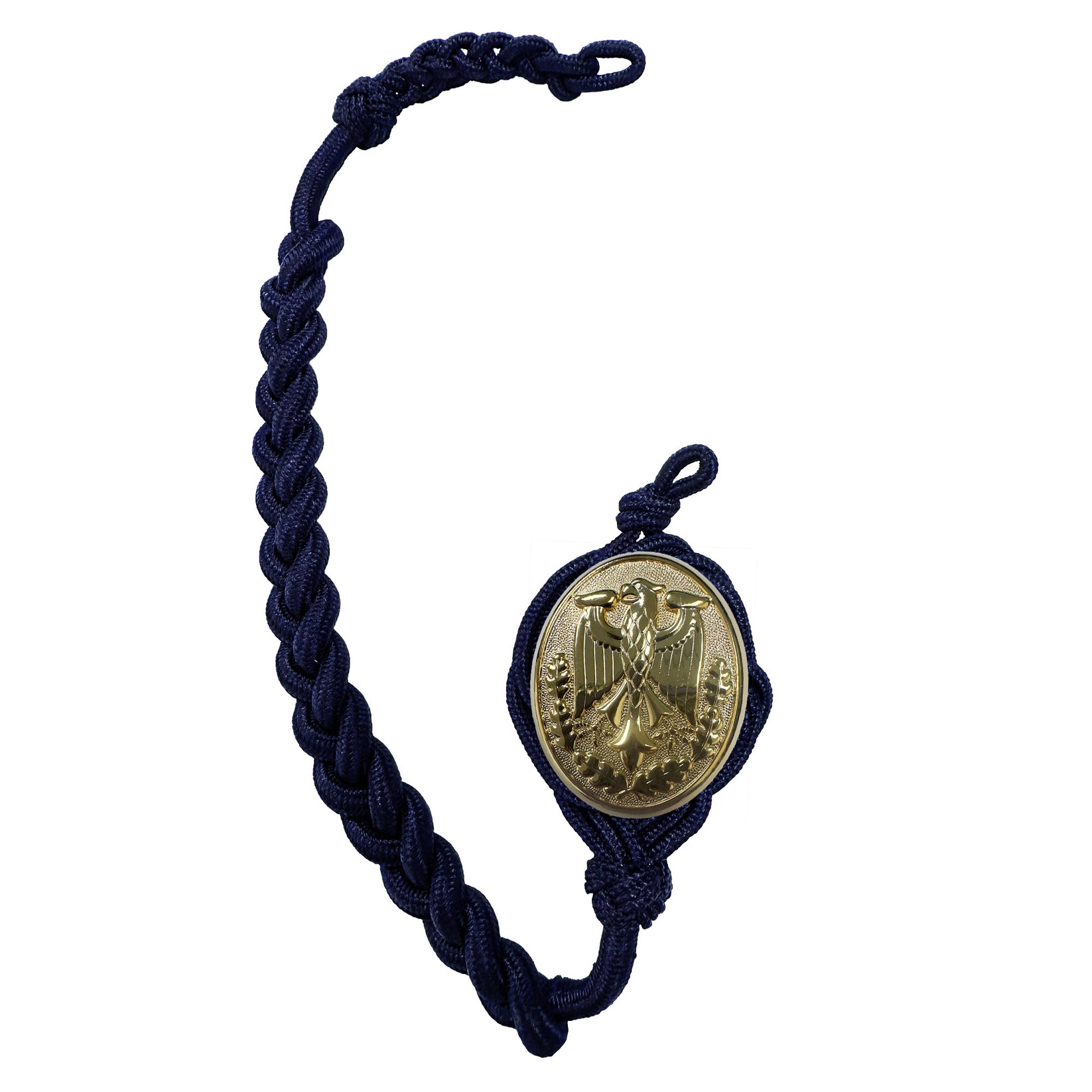 German Schutzenschnur Marksmanship Navy blue Cord with Gold Badge | Sta ...