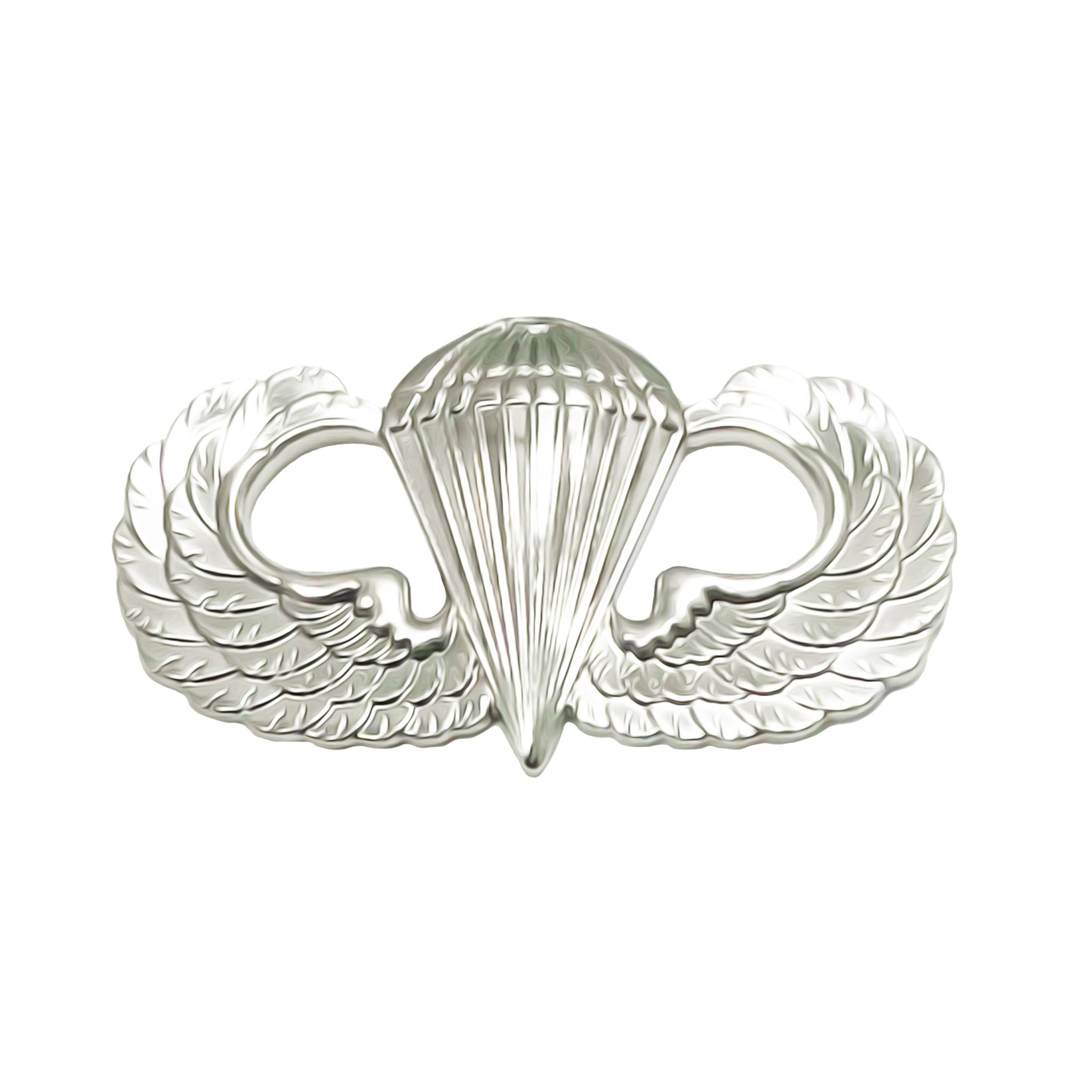 U.S. Army Parachutist Basic Jump Wing Full Size Sta-Brite® Pin-on Badge ...