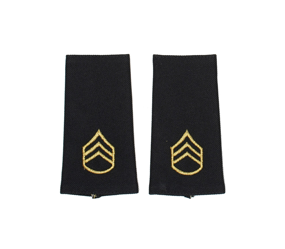 U.S. Army E6 Staff Sergeant Shoulder Marks - Male (Large) | Sta-Brite ...