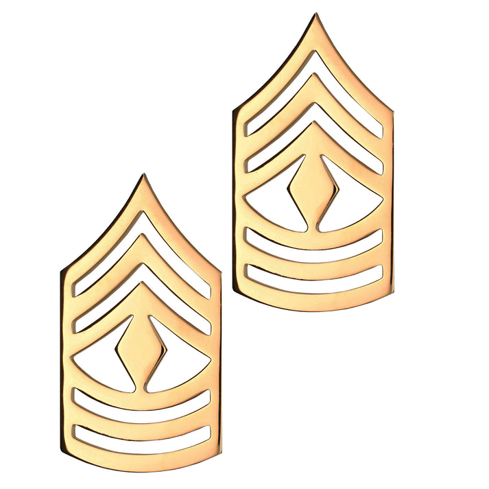 U.S. Army E8 (2) First Sergeant STA-BRITE® Pin-on Rank | Sta-Brite ...