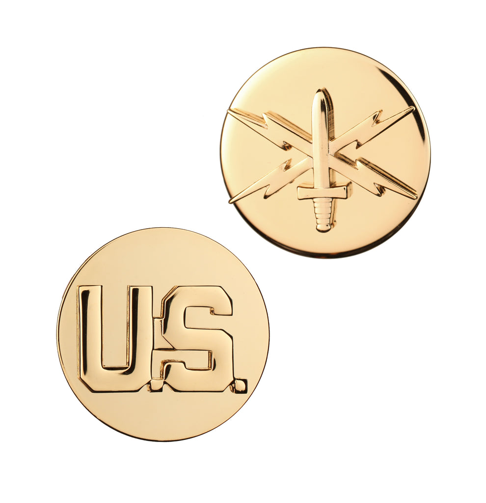 U.S. & Cyber Warfare Enlisted STA-BRITE® Pin-on (pair) | Sta-Brite ...