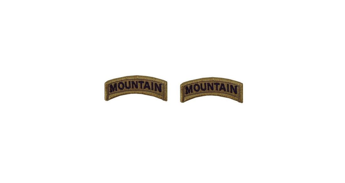 U.S. Army Mountain OCP Tab with Hook Fastener (pair) | Sta-Brite Insignia Inc.