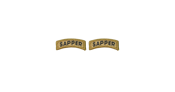 U.S. Army Sapper OCP Tab with Hook Fastener (pair) – Sta-Brite Insignia ...