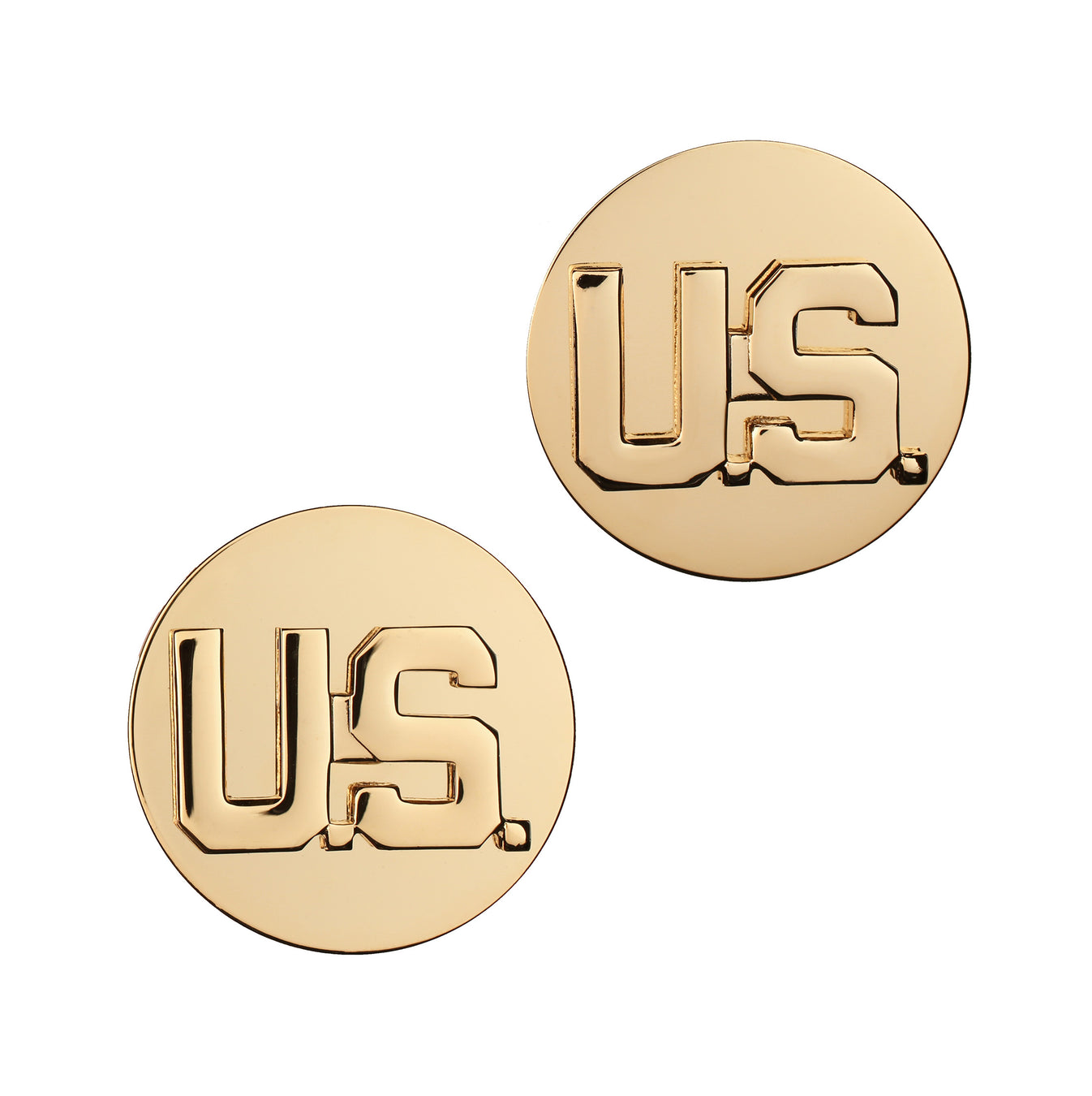 U.S. Army Enlisted U.S. & U.S. STA-BRITE® Pin-on (pair) | Sta-Brite ...