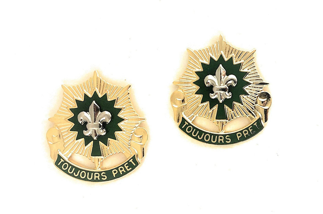 US Army 2nd Armored Cavalry Regiment Unit Crest (Pair)