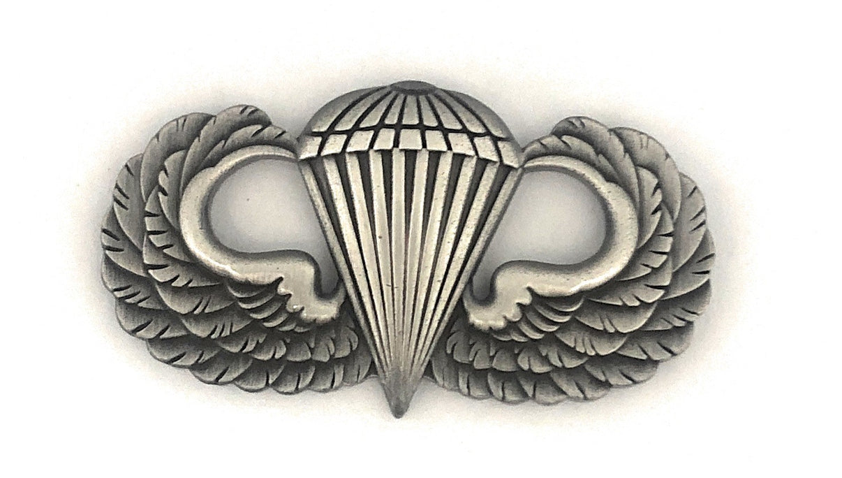 U.S. Army Parachutist Jump Wing Basic Badge (Silver-Oxide) | Sta-Brite ...