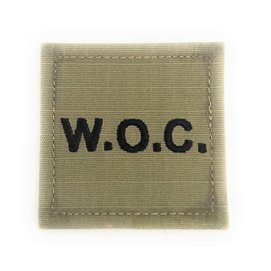 U.S. Army W.O.C. Warrant Officer Candidate Black Letters OCP with Hook ...