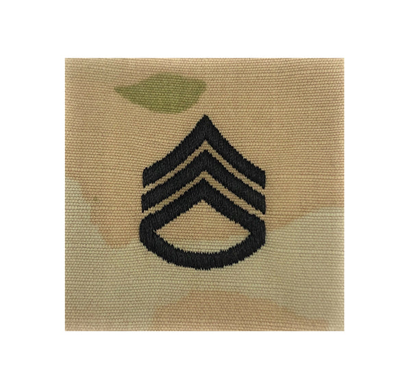 US Army E6 Staff Sergeant OCP 2x2 Sew-On Rank For Shirt,Jacket,Coat ...