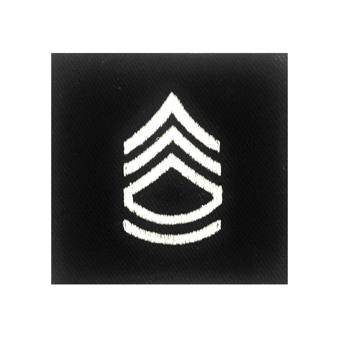 (E7) Sergeant First Class 2x2 Black Sew-on Rank (each) – Sta-Brite ...