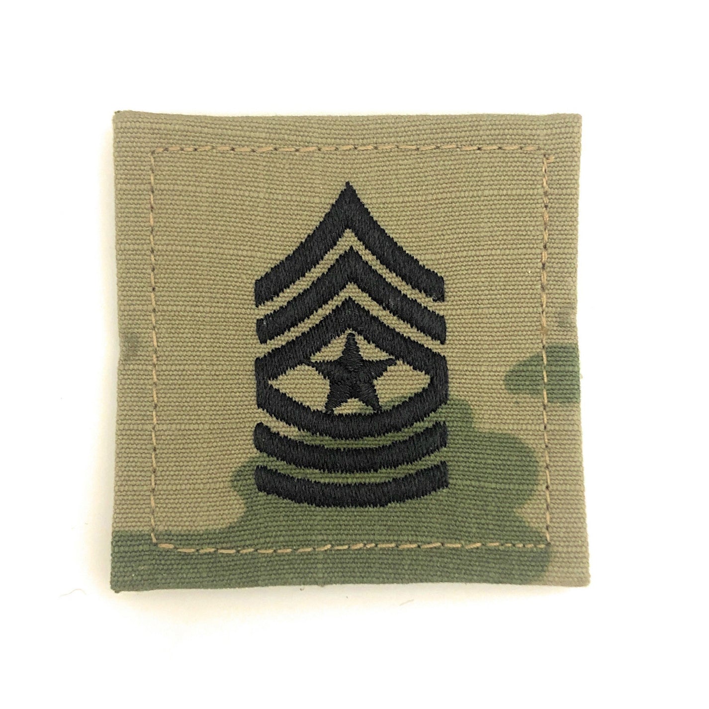 U.S. Army E9 Sergeant Major OCP Rank With Hook Fastener | Sta-Brite ...