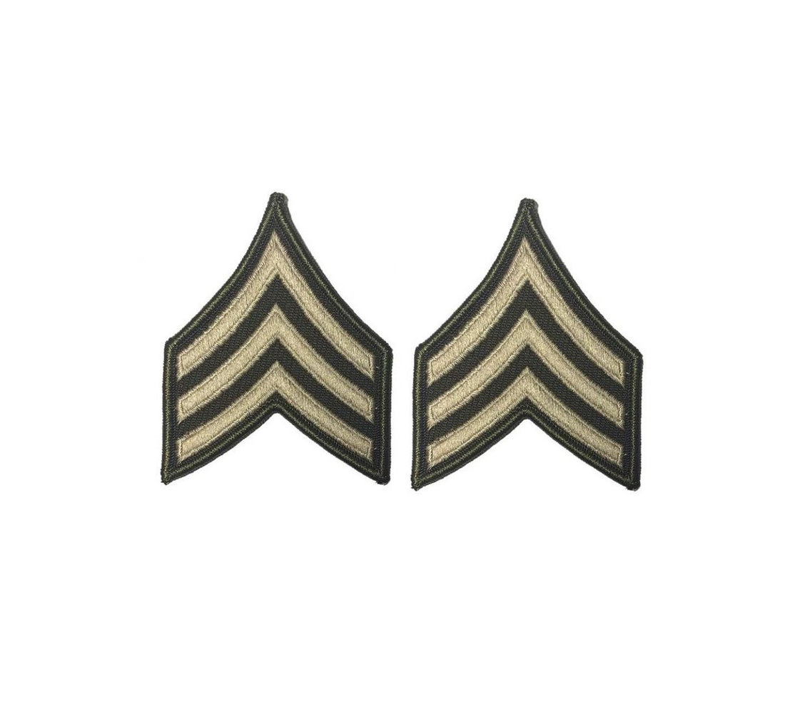 U.S. Army AGSU E5 Sergeant Chevron Sew-on Rank (male) | Sta-Brite ...