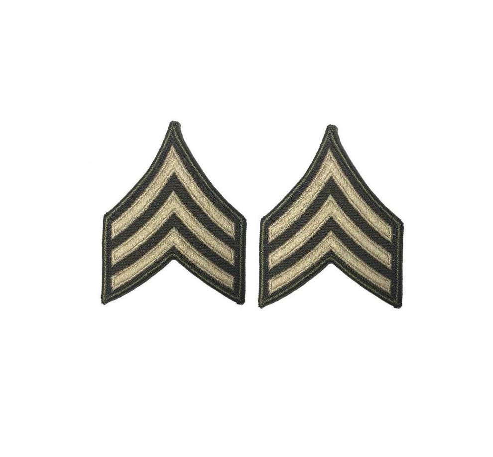 U.S. Army AGSU E5 Sergeant Chevron Sew-on Rank (male) – Sta-Brite ...