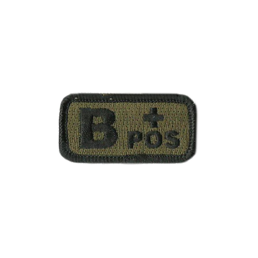 B+ Blood Type Forest Patch with Hook Fastener | Sta-Brite Insignia Inc.