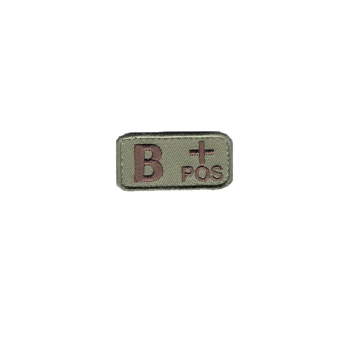 B+ Blood Type OCP Patch with Hook Fastener | Sta-Brite Insignia Inc.
